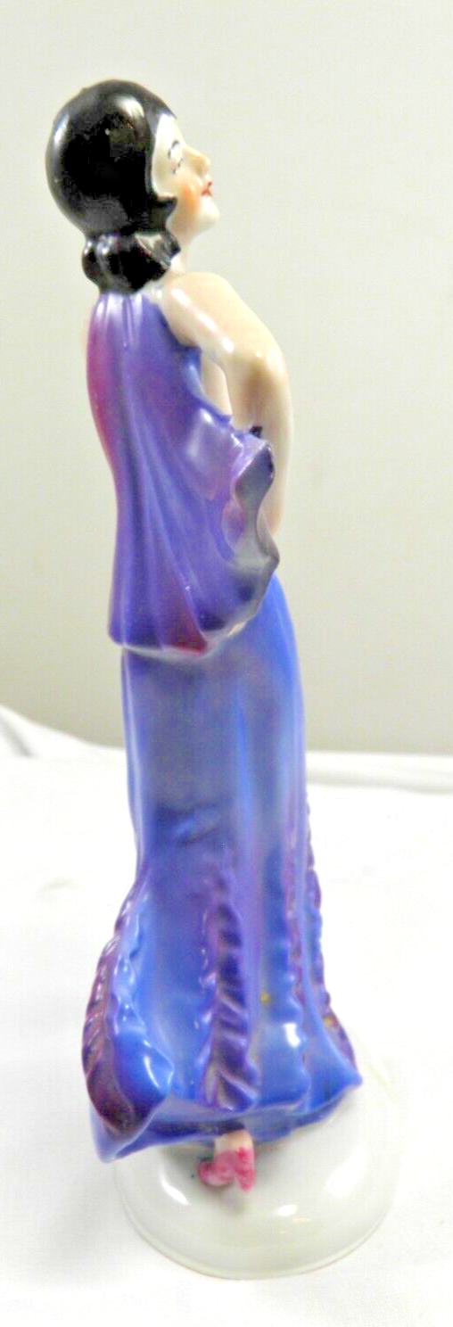 Vintage Germany Art Deco Dancing Lady Flapper Spanish Ceramic Dancer ...