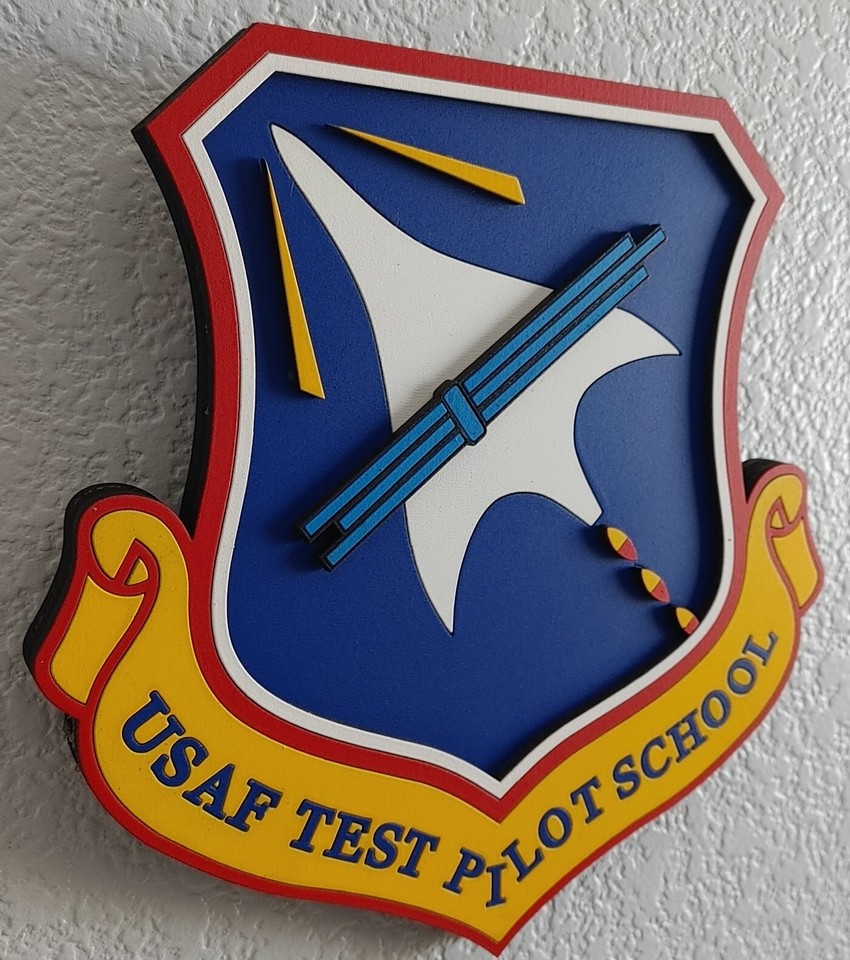 8" US Air Force Test Pilot School Crest Edwards USAF TPS | eBay