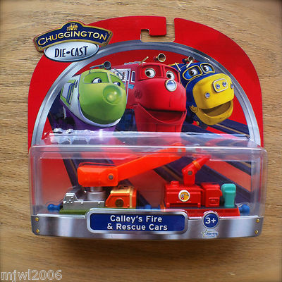 CHUGGINGTON Diecast CALLEY'S FIRE & RESCUE CARS Learning Curve TOMY ...