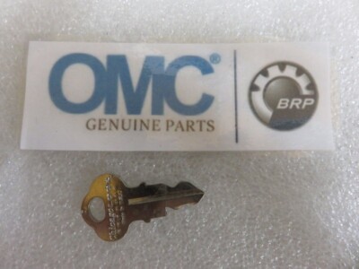 F8A Genuine OMC 501615 0501615 Ignition Key OEM New Factory Boat Parts ...