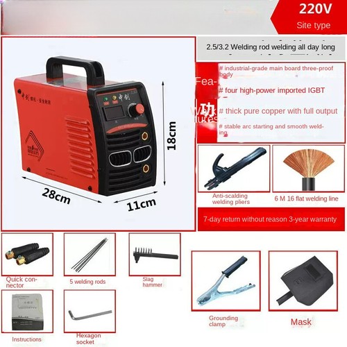 Mini MMA-250 Portable Electric Welder Inverter ARC Welding Machine 20 ...