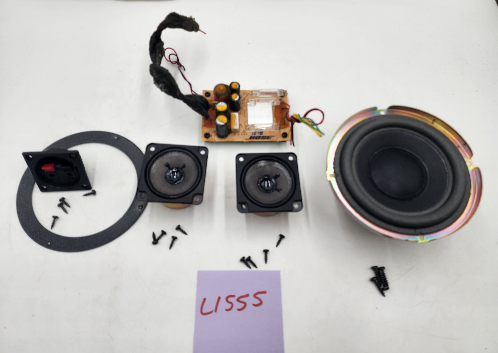 Bose 501 Series V Woofer, Gasket Tweeters, Crossover, Speaker Terminal ...