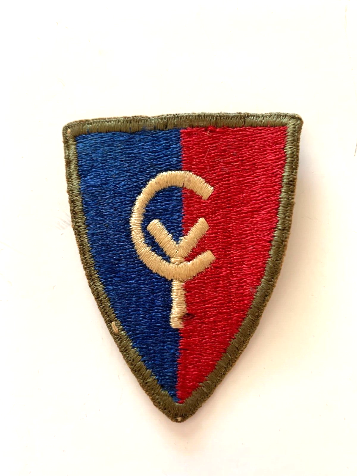 U. S. ARMY 38TH INFANTRY DIVISION COLORED PATCH WITH GREEN BACK | eBay