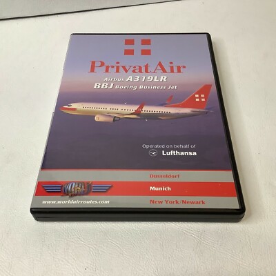 2003 PrivatAir Airbus A319LR BBJ Boeing Business Just Planes DVD World ...