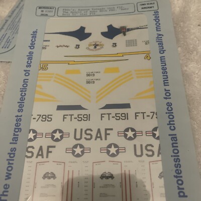 Micro Scale DECALS #72-389 various F-80C Kansas Tornado, The Spirit of ...