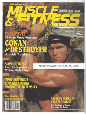 Conan the Destroyer Muscle and Fitness Magazine August 1984 | eBay