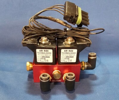 Air Ride Technologies Ridepro ARV2500 Solenoid Air Valve Block ...