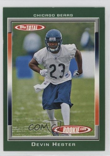 2006 Topps Total Devin Hester #448 Rookie RC HOF | eBay