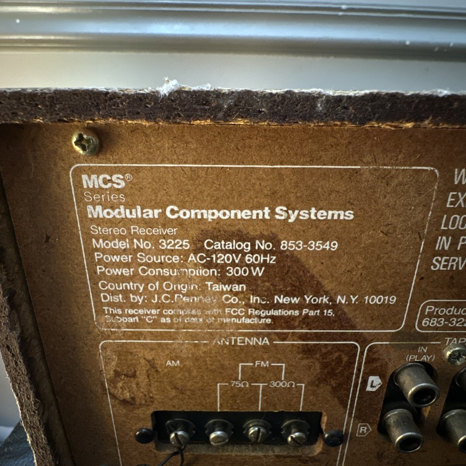 Vintage Modular Component Systems MCS Series 3225. Tested And Working ...