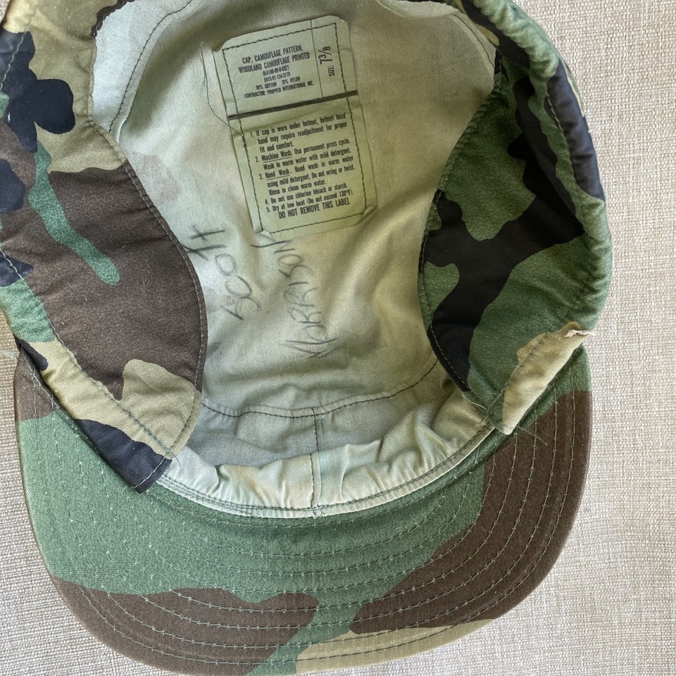 Propper US Military Hat 7 3/8 Camouflage BDU Patrol Cap Ear Flap ...