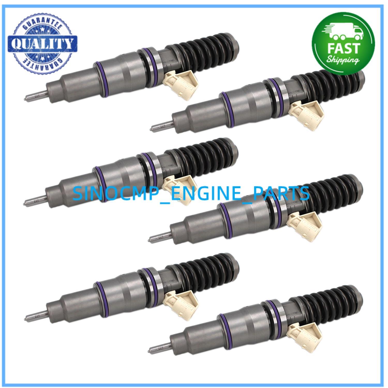 6PCS Fuel Injectors VOE85003656 85003656 for Volvo Mack/ D16/ MP7 / MP8 ...