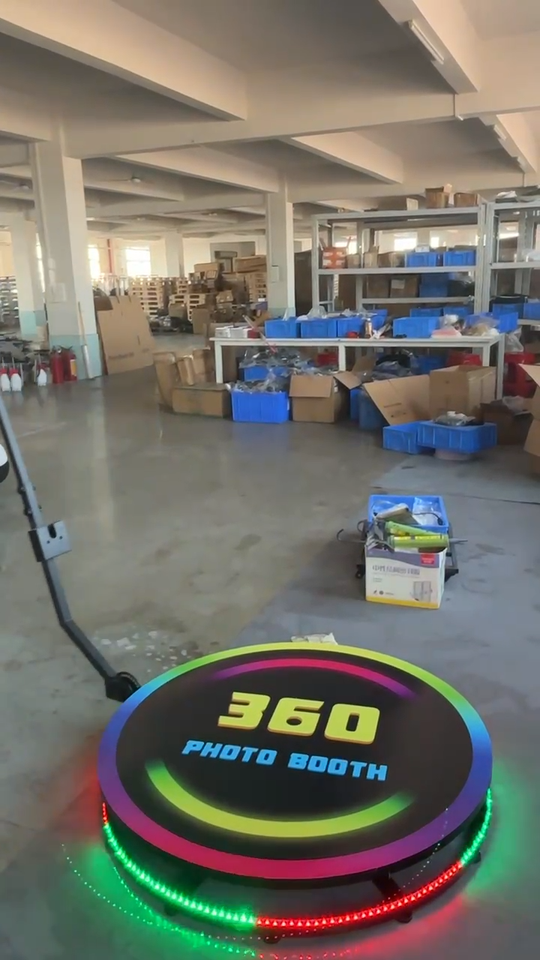 360 Selfie Booth Selfie Platform Photo Booth Machine Rotating 31.5in ...