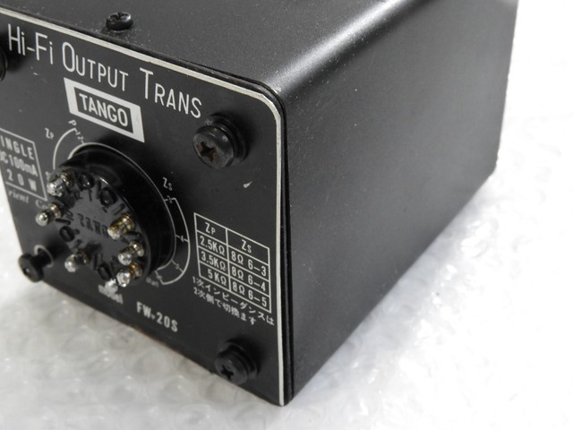 TANGO FW-20S Hi-Fi Output Transformers DC 100mA for 300B or 2A3 tube ...