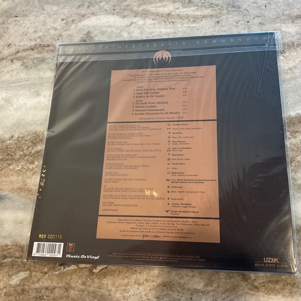 MAGMA LP Mekanik Destruktiw Kommandoh Christian Vander 180G Color Vinyl ...