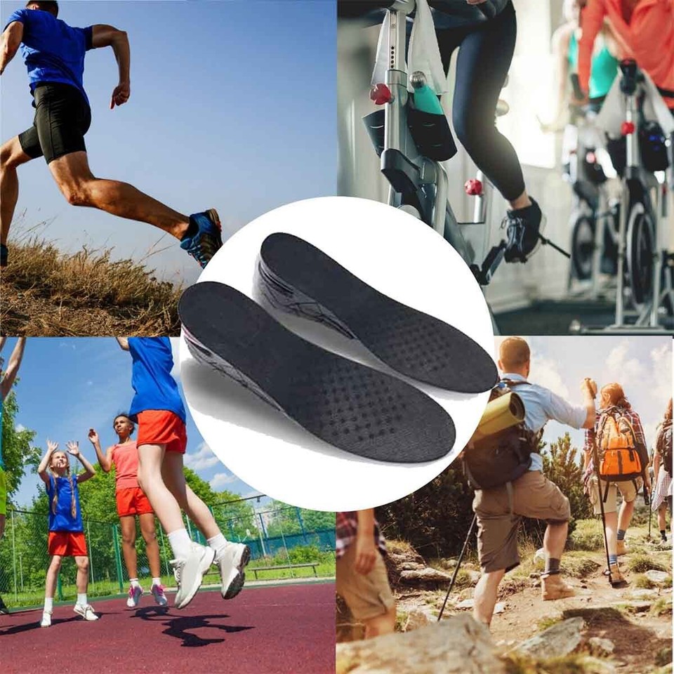 Invisible Shoe Lift Height Increase Insole Foot Pad Insert Riser ...