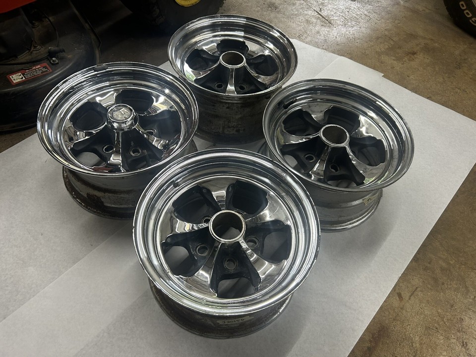 Keystone Classic Mag Wheels Rims Uni Lug 14x7 Chevy Ford Mopar AMC ...