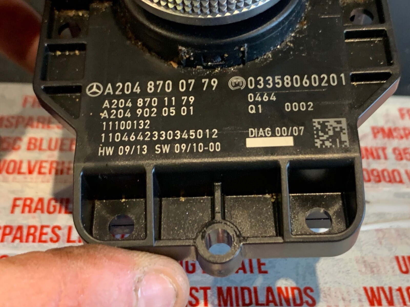 MERCEDES-BENZ C-CLASS 204 SAT NAV COMMAND Controller A2048700779 | eBay UK