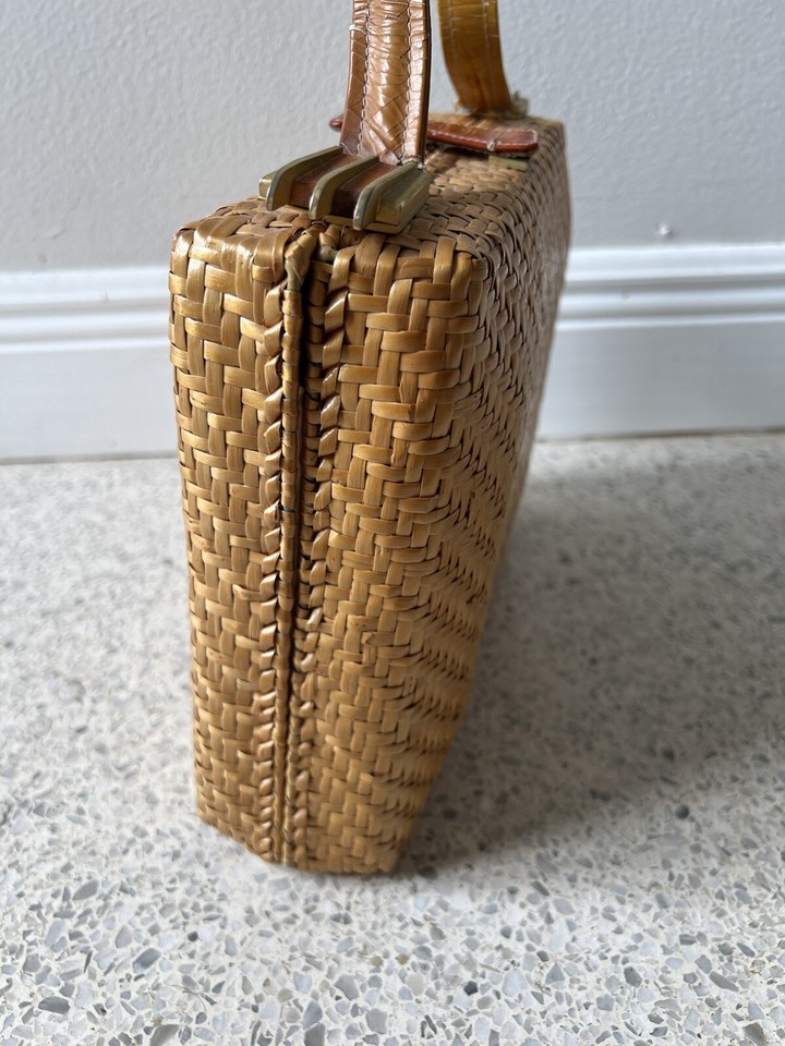 VTG RODO Italy Straw Handbag | eBay