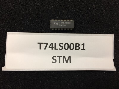 T74LS00B1 ST MICRO 74LS00PC IC Quad 2 Input NAND Gate 14 PIN PDIP 12 ...