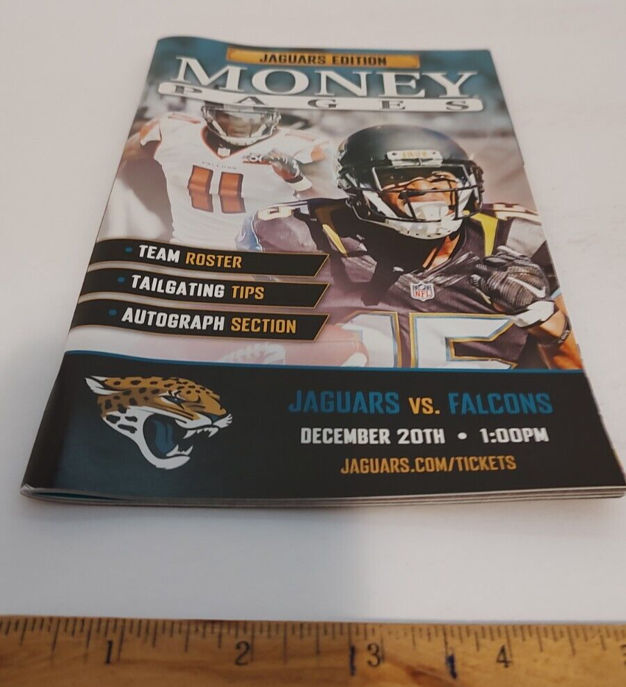 Jacksonville Jaguar Money Pages Falcons Dec 20 2015 Allen Robinson ...