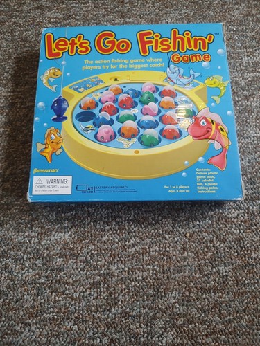 LETS GO FISHIN' Pressman Board game No.0055A 2006 | eBay