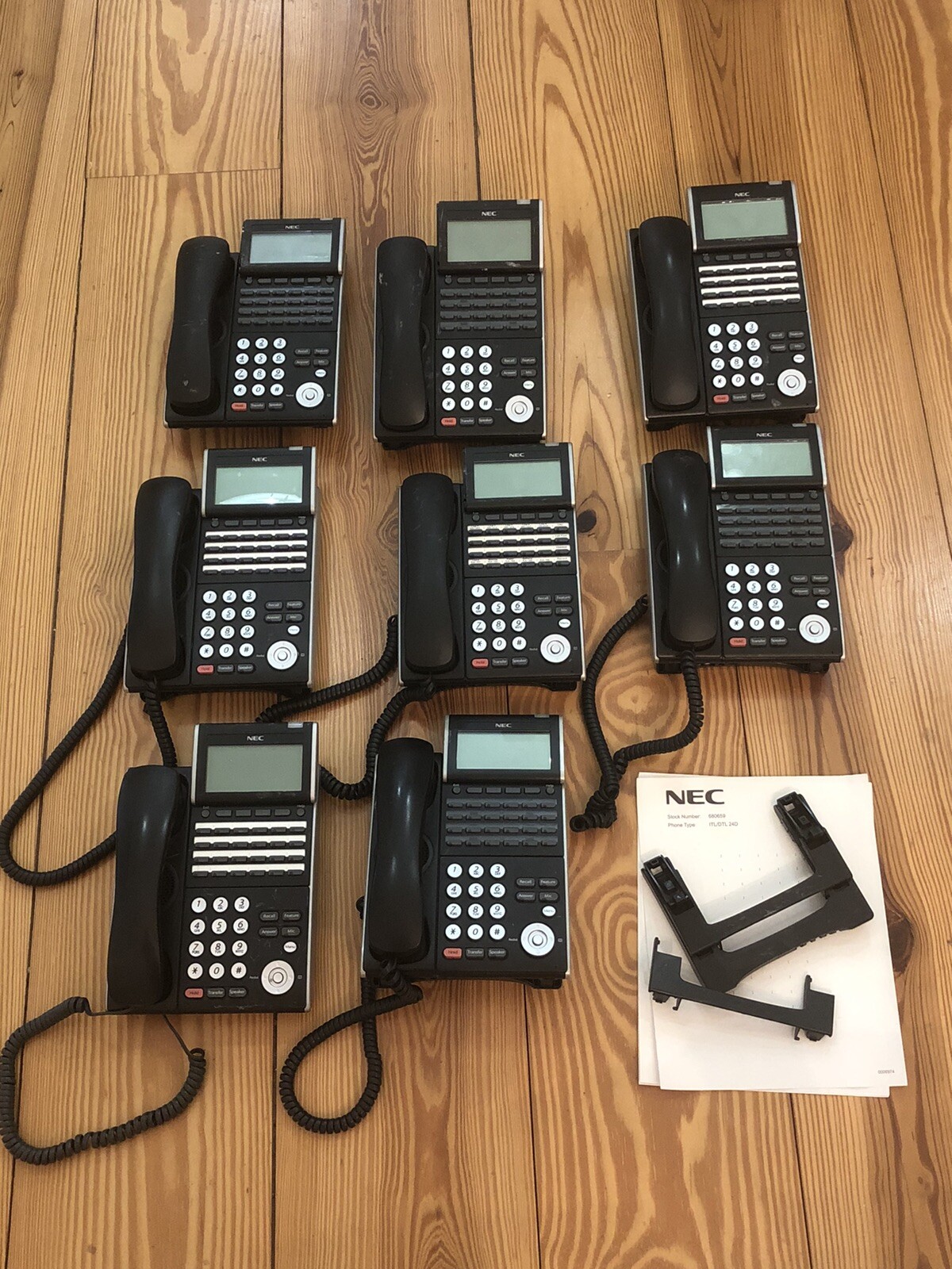 NEC DT300 Series (DTL-24D-1) 24 Button Display Phone Lot Of 8 | eBay