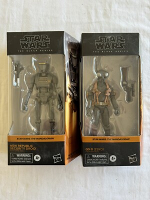 Star Wars Black Series Lot Q9-0 (Zero) & New Republic Security Droid | eBay
