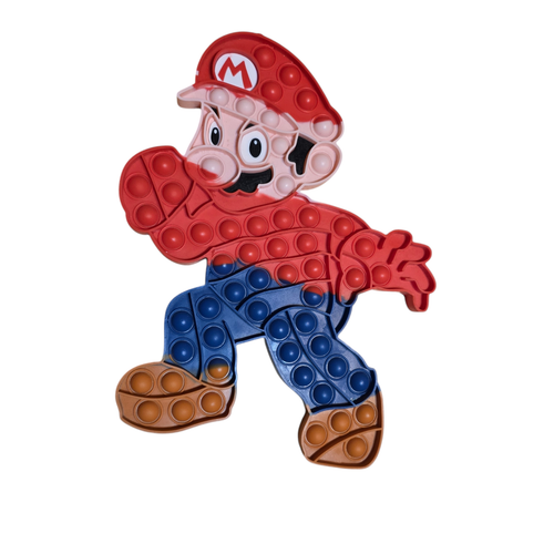 Super Mario Popit Fidget Toy Push Bubble Sensory Stress Relief Kids ...