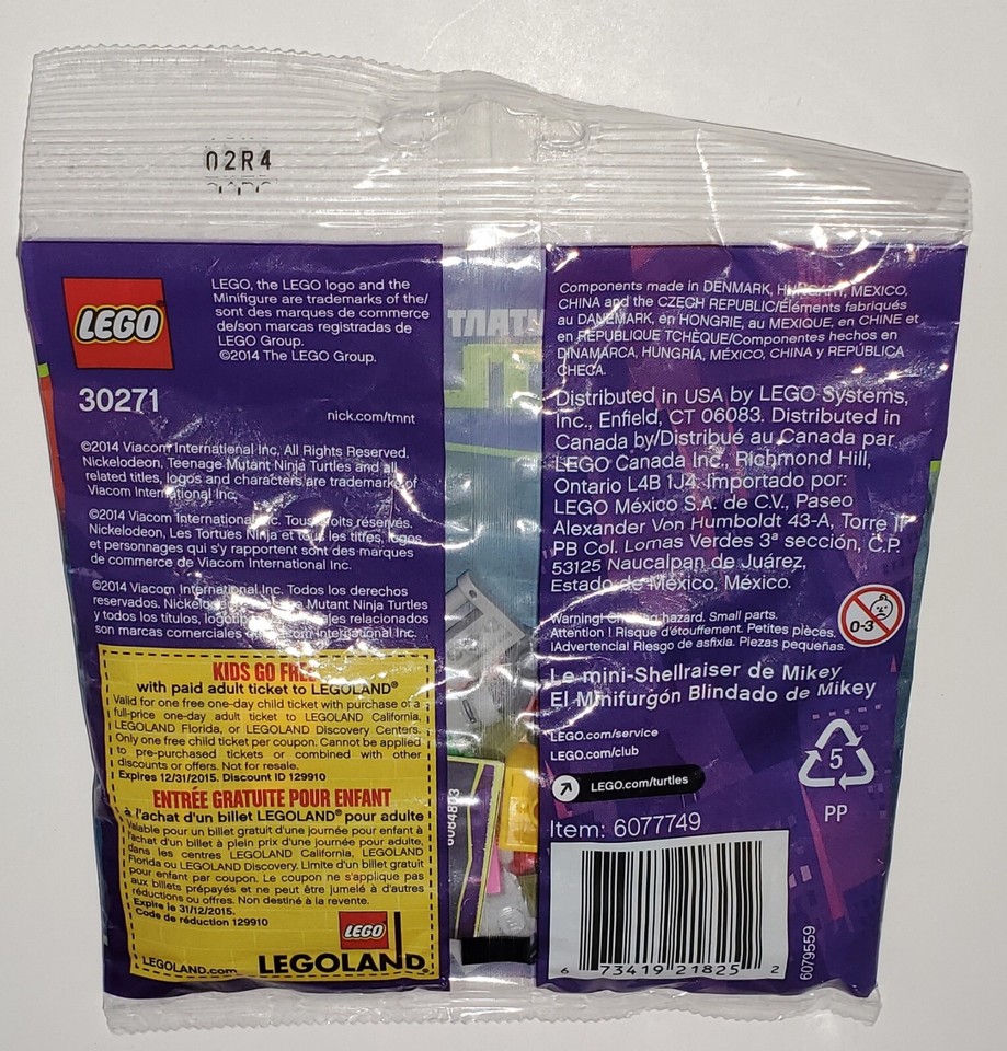 LEGO Teenage Mutant Ninja Turtles Set 30271 Mikey's Mini-Shellraiser ...