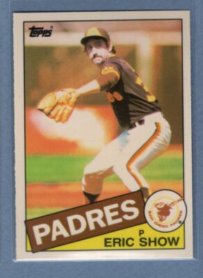 1985 Topps Tiffany #118 Eric Show NM | eBay