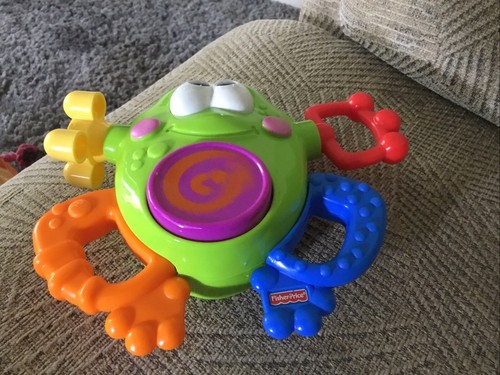 Fisher Price Silly Sounds Frog Interactive Sounds & Music Toddler Toy ...