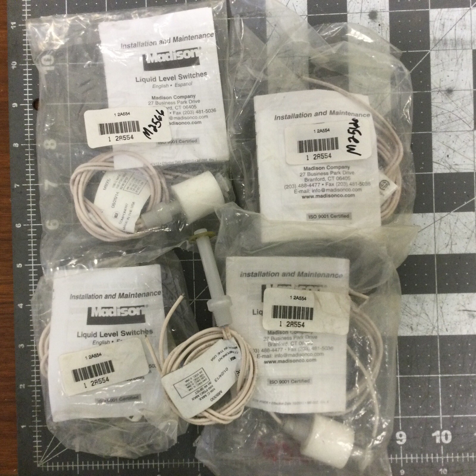 Lot of 4 New Madison Liquid Level Switches (LN33H) | eBay