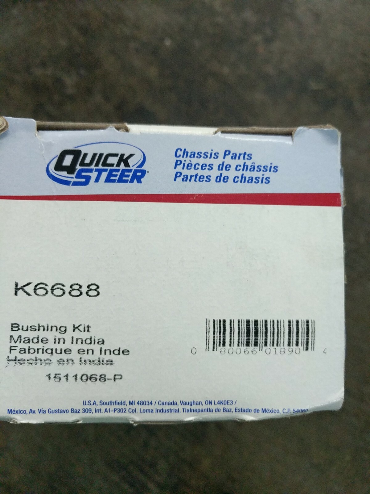 K6688 Suspension Control Arm Bushing Kit Front Upper QuickSteer | eBay