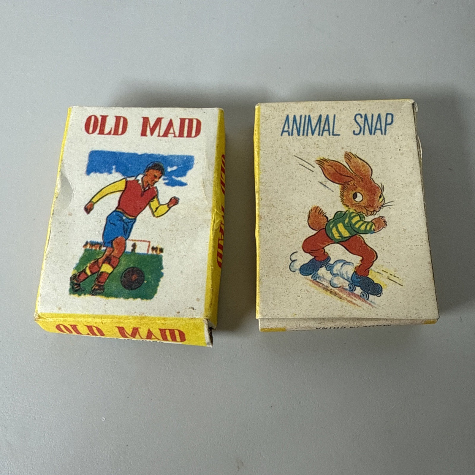 Antique Children’s Card Games 1950s Old Maid, Animal Snap | eBay