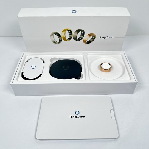 RingConn Gen 2 Smart Ring Fitness & Sleep Apnea Tracker Rose Gold Size ...