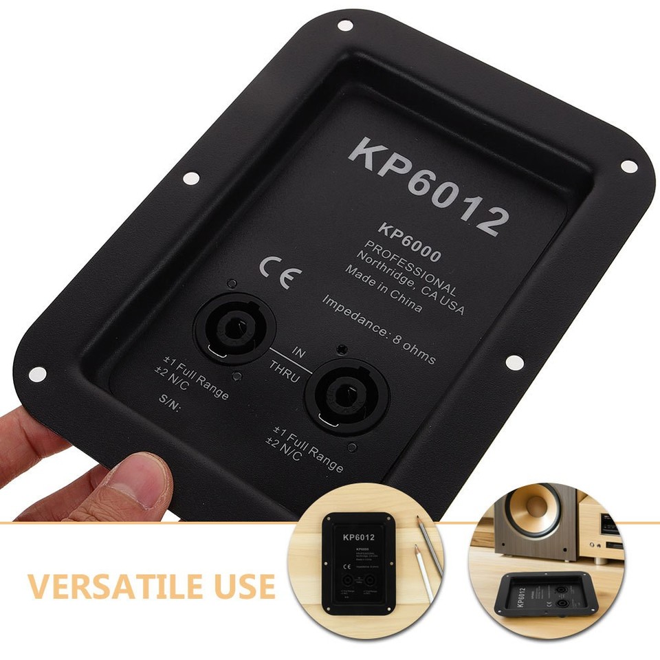 2 Pcs Wire Cup Connector Speaker Cabinet Jack Plate Wiring Panel | eBay ...