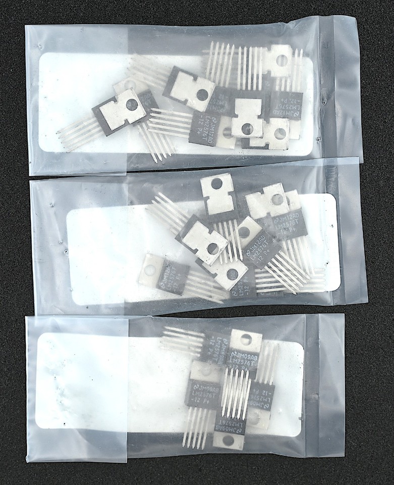 25 LM2576T-12 ( 12V ) Simple Switcher Regulators from Engineering Lab Cleanout | eBay