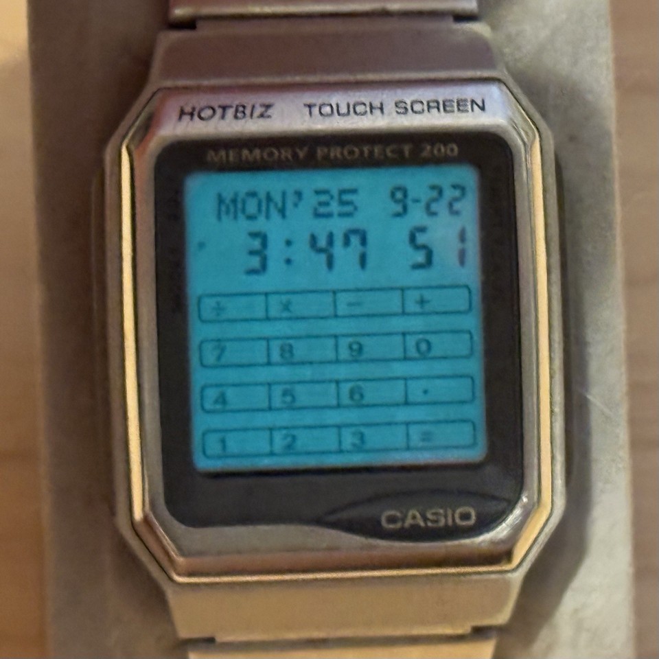 Casio VDB-3000 Silver Hotbiz Memory Protect 200 Data Bank 1491 VDB ...