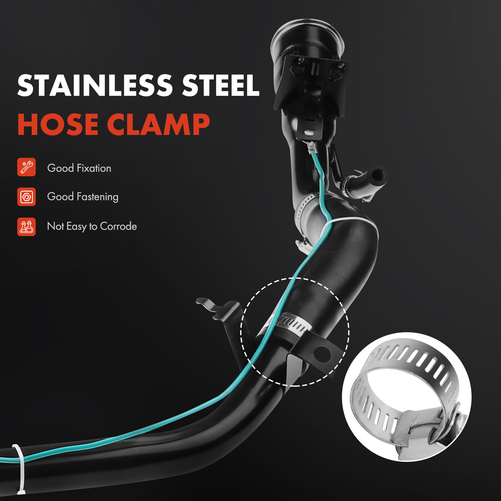Fuel Tank Filler Neck Tube Pipe for Chevrolet Trailblazer Buick Rainier ...