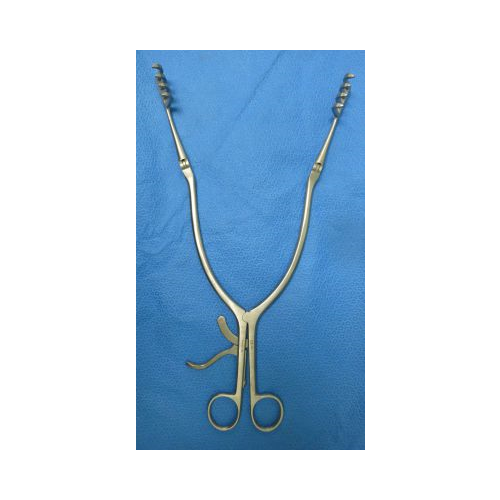 Codman 50-1165 Stainless 12in Beckman Thyroid Retractor 4 Prong Sharp ...