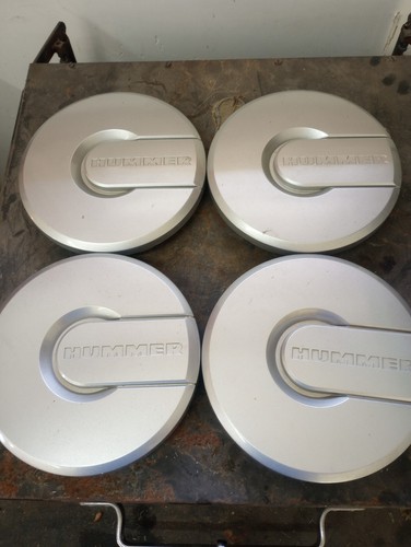 GM OEM Hummer H2 Silver Wheel Covers Hub Center Caps 9594461 Set Of 4 ...