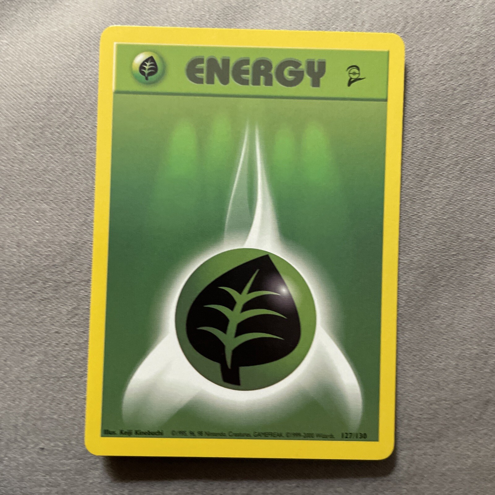 Pokemon Grass Energy Base Set 2 127/130 | eBay