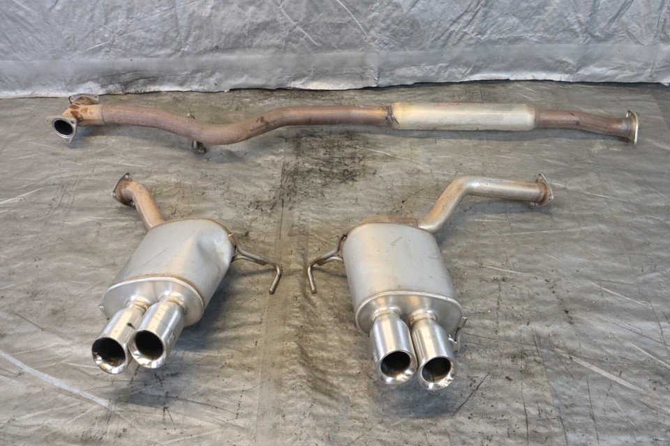 2018 SUBARU WRX STI EJ257 2.5L OEM SPT CAT BACK EXHAUST SYSTEM ASSY ...