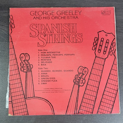 George Greeley And His Orchestra Spanish Strings Vinyl Record | eBay