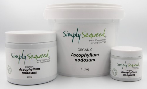 Simply Seaweed All Natural Dental Supplement for Cats and Dogs 40g ...