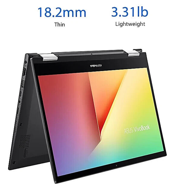 ASUS VivoBook Flip TP470E 2-in-1 Laptop, 14" Touch Screen, Intel i3 ...