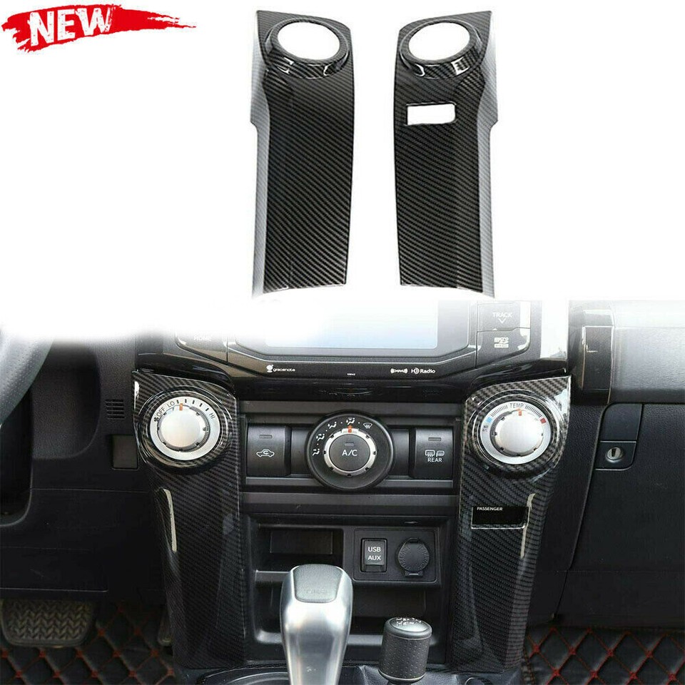 Carbon Fiber Center Console Dash Cover Trims for 4Runner 2010-2019 ...