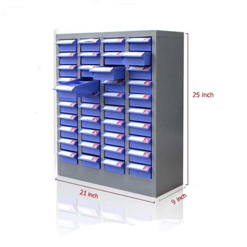 Bolt and Nut Tool Storage Drawer Cabinet Spare Parts Cabinet with 40 ...