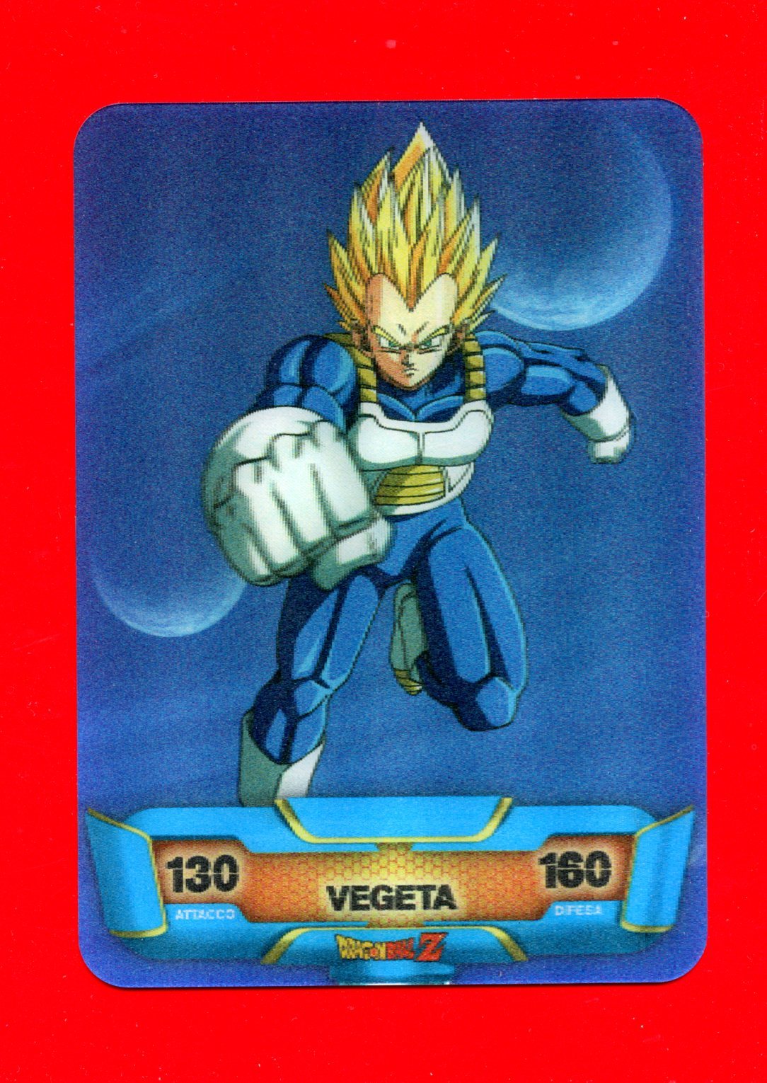DRAGONBALL Z "3D" - Edibas Lamincards - n. 42 - VEGETA (F1) | eBay