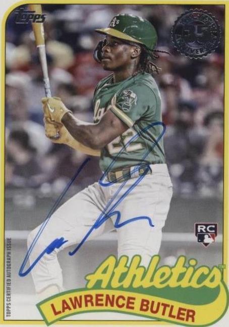 2024 Topps Series 2 - 1989 Topps Baseball Autographs Lawrence Butler ...